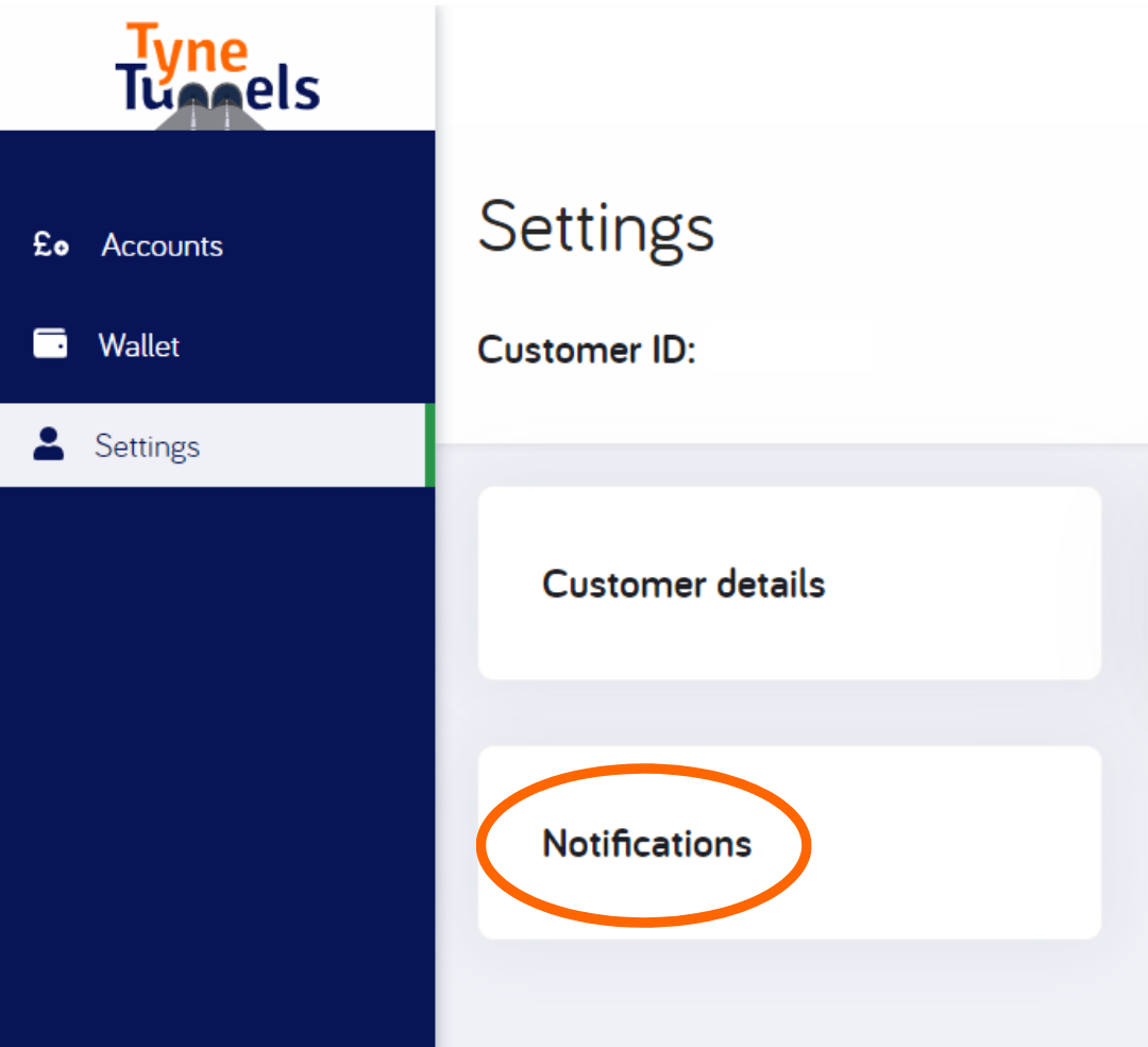 How to Set Up Low Balance Notifications - Tyne Tunnel 2