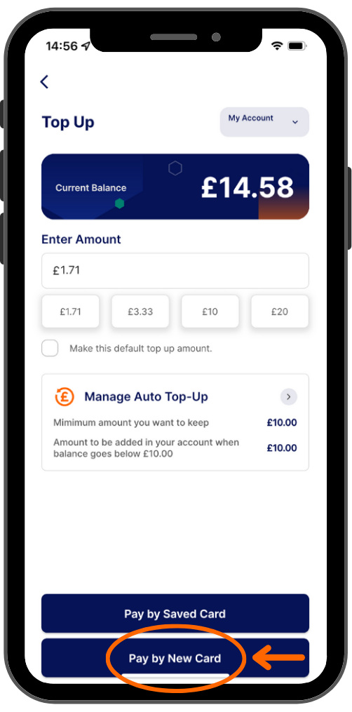 How to Top Up on the App - Tyne Tunnel 2