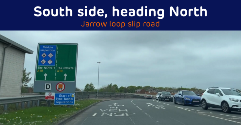 Plan your Visit: Travelling Northbound - Tyne Tunnel 2
