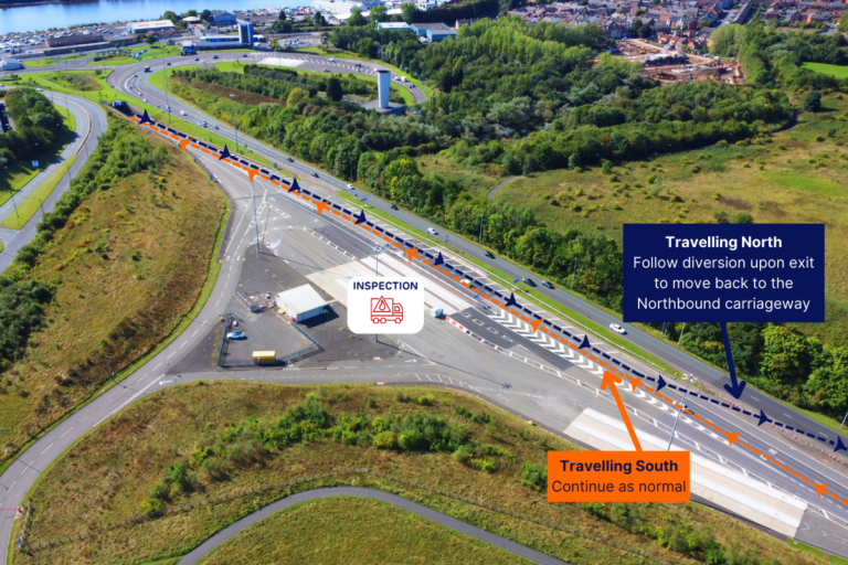 Northbound Tyne Tunnel Maintenance Works 2024/25 - Tyne Tunnel 2